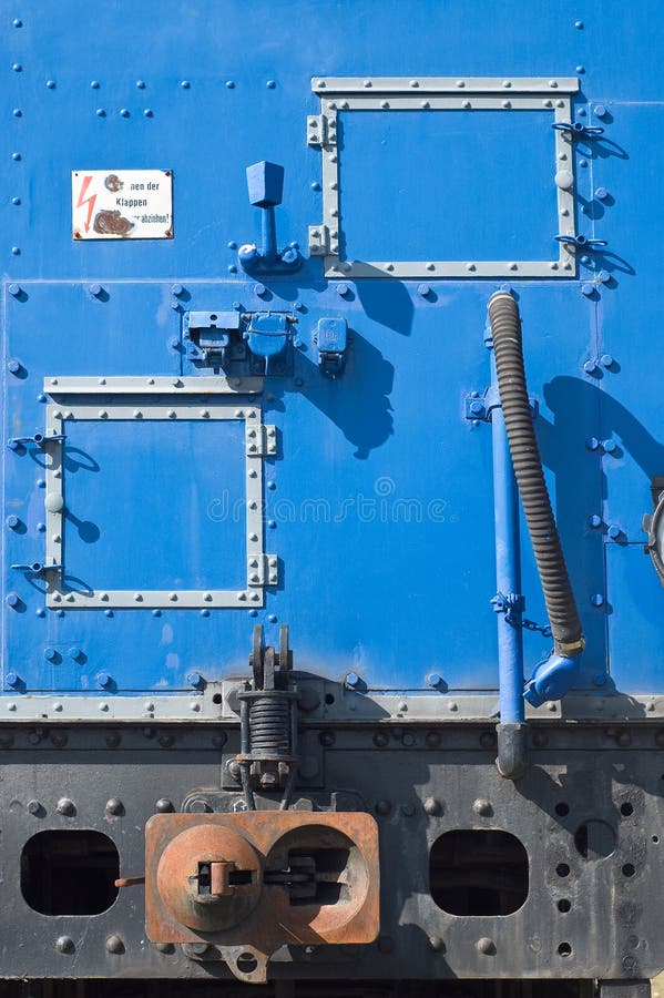 Rear of Historic Train stock image. Image of freight - 23932893