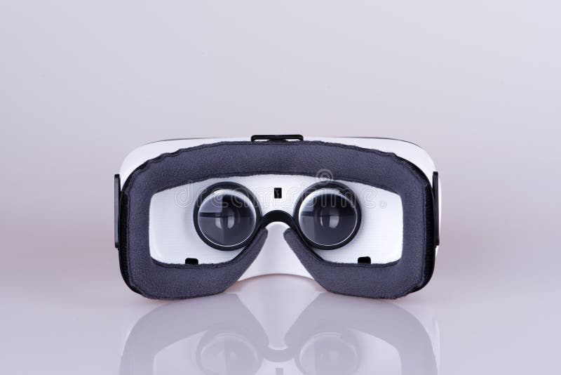 Rear Inside View Of Virtual Reality Headset Stock Photo - Image of ...
