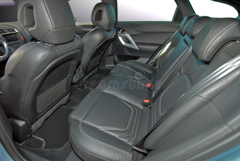 Rear leather seat stock photo. Image of leather, seat - 31436030