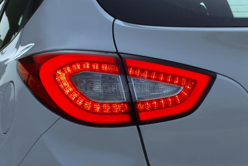 Rear led light stock photo. Image of exclusive, vehicle - 41007826