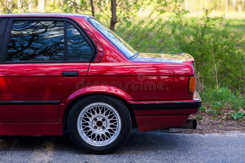 Rear Left Side of an Old German Car Stock Image - Image of drive, cars ...