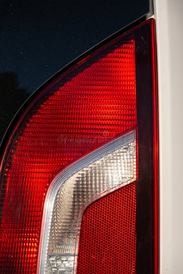 Rear light of a car.. stock image. Image of motion, light - 278536713