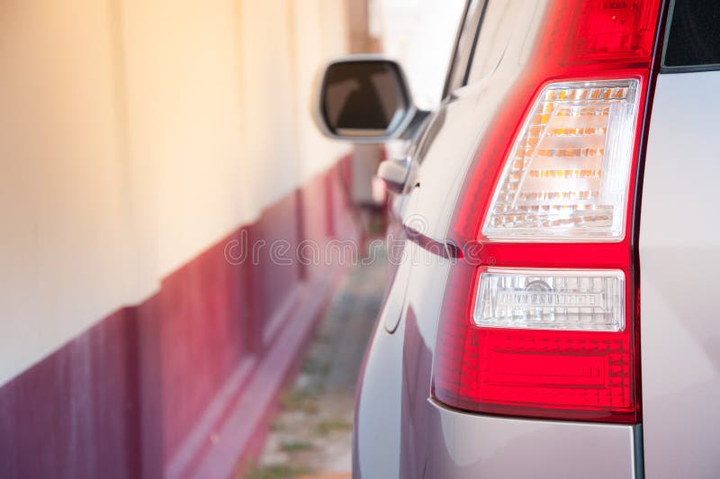 Rear light of modern car stock photo. Image of italian - 79908392