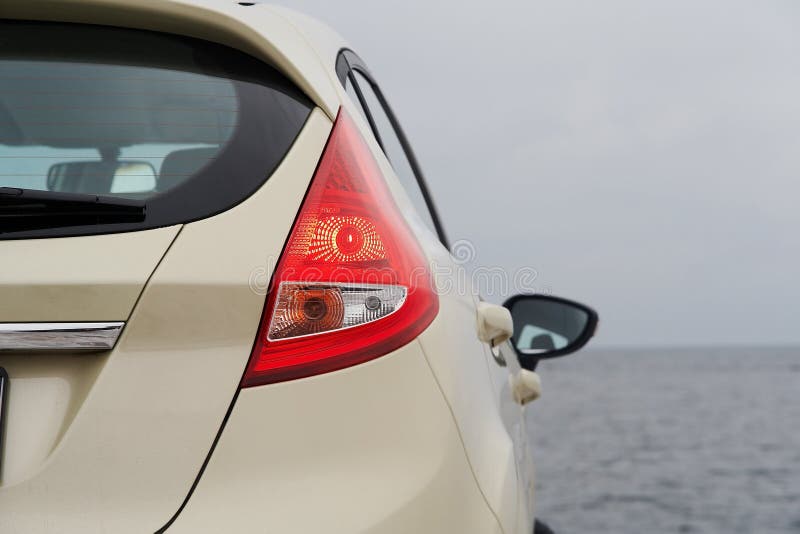 Rear light of a modern car stock image. Image of bright - 8252283