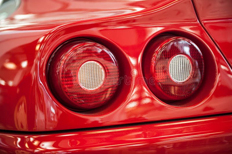 Rear light of a modern car stock photo. Image of polished - 67078762