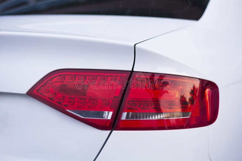 Rear light of a modern car stock photo. Image of shape - 46207848