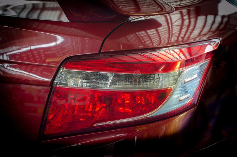 Tail light stock photo. Image of tail, automobile, detail - 124227758