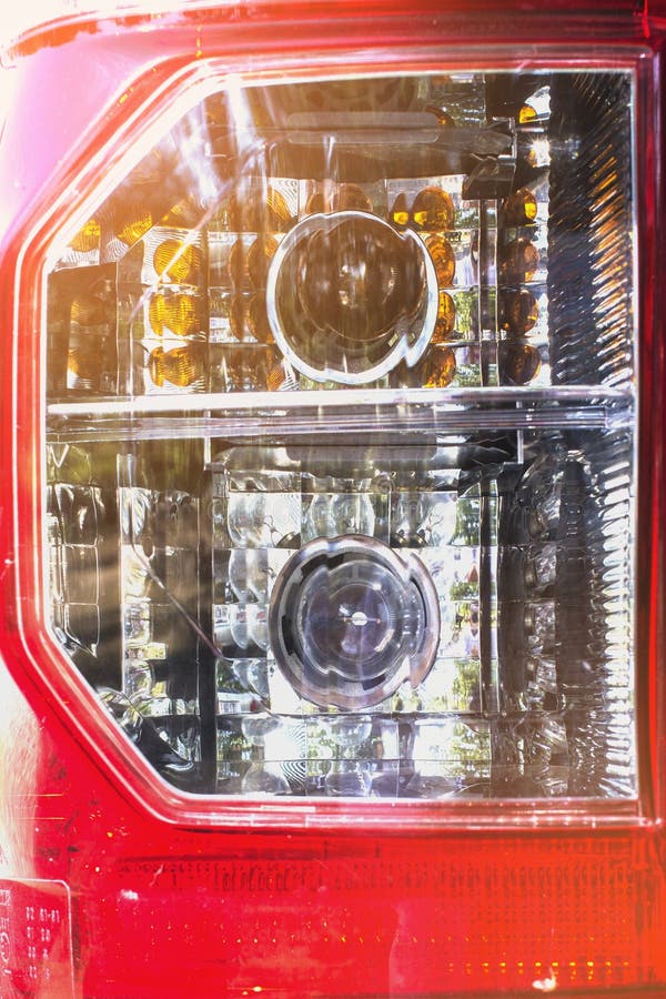 The Rear Lights of the Ambulance Stock Image - Image of safe, ambulence ...