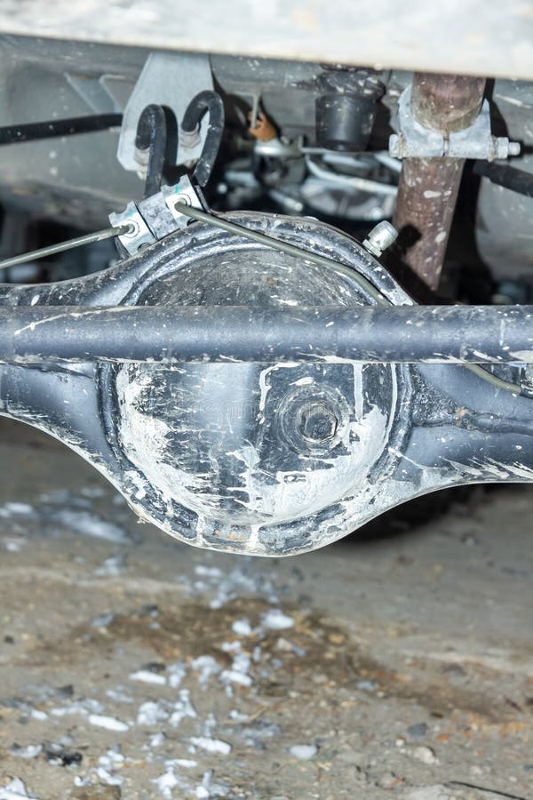 Rear of the old car stock image. Image of insurance - 208356811