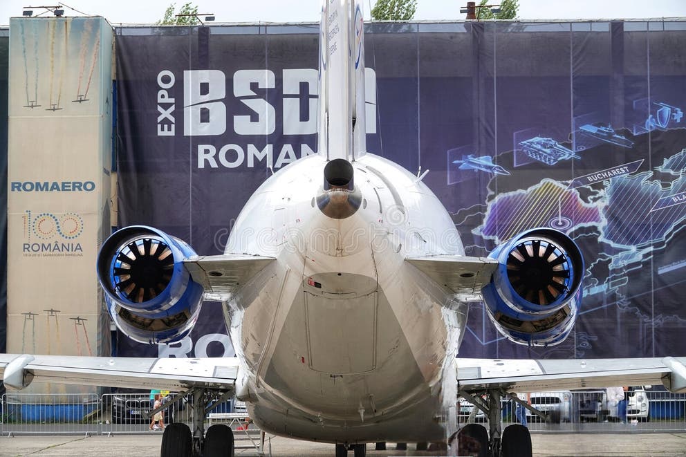 Rear Part of a Modern Bi-jet Engine Plane - BIAS 2024 Editorial ...