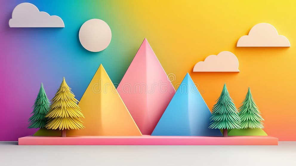 The Rear Plan of a Landscape with a Graphical Representation of the ...