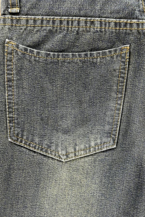 Rear pocket of jeans. stock photo. Image of blue, jeans - 75568412