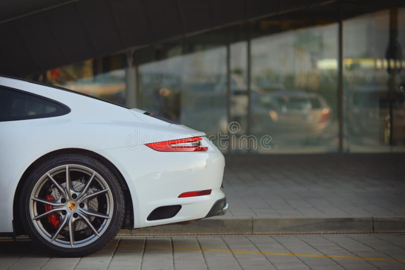 Rear of a Porsche 911 Carrera S MK2 991.2 Editorial Photo - Image of ...