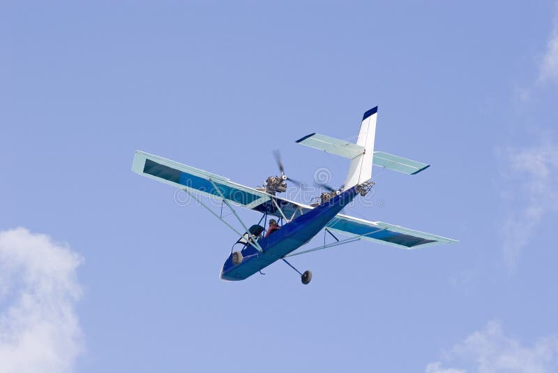 Blue Propeller Plane Picture. Image: 112089900