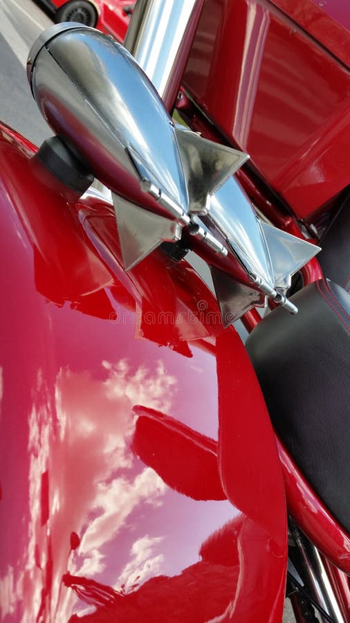 Rear Rocket-shaped Turn Signals Stock Photo - Image of engine, vehicle ...