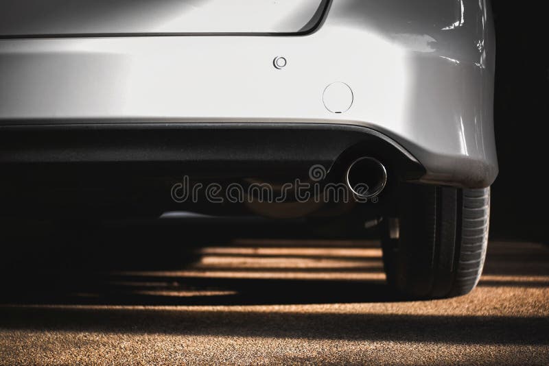 Rear side of the car stock photo. Image of transport - 153648532