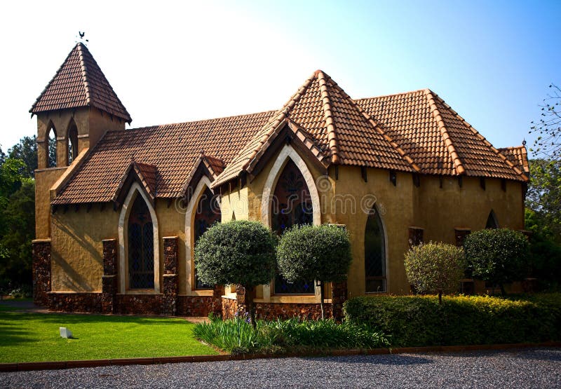 Rear side view of chapel stock image. Image of tuscan - 3330825