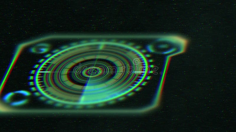 Rear Sight within a Frame Moving on a Night Sky Background. Stock Video ...