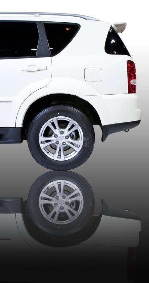 Rear of SUV car stock photo. Image of drive, land, performance - 19231488