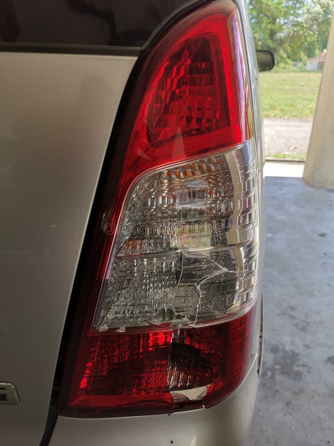 Rear Tail Light of a Vehicle. Stock Photo - Image of tail, light: 186025028