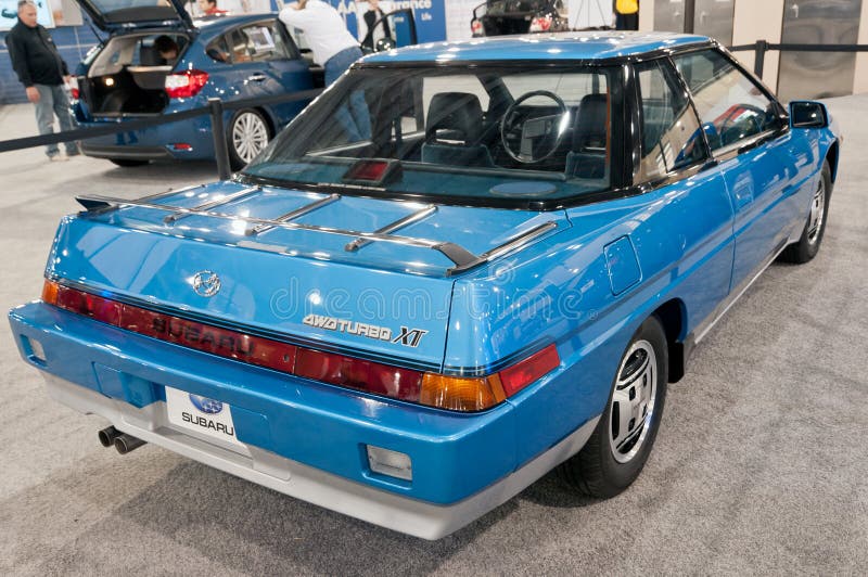 Rear Viedw - Classic Subaru XT 1986 Editorial Stock Photo - Image of ...
