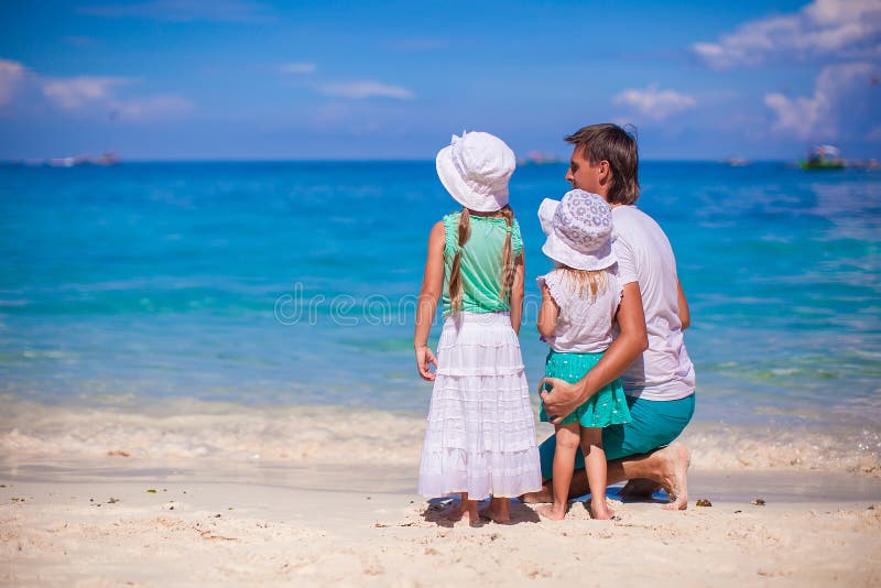 Little Girls Beach Rear View Stock Photos - Free & Royalty-Free Stock ...