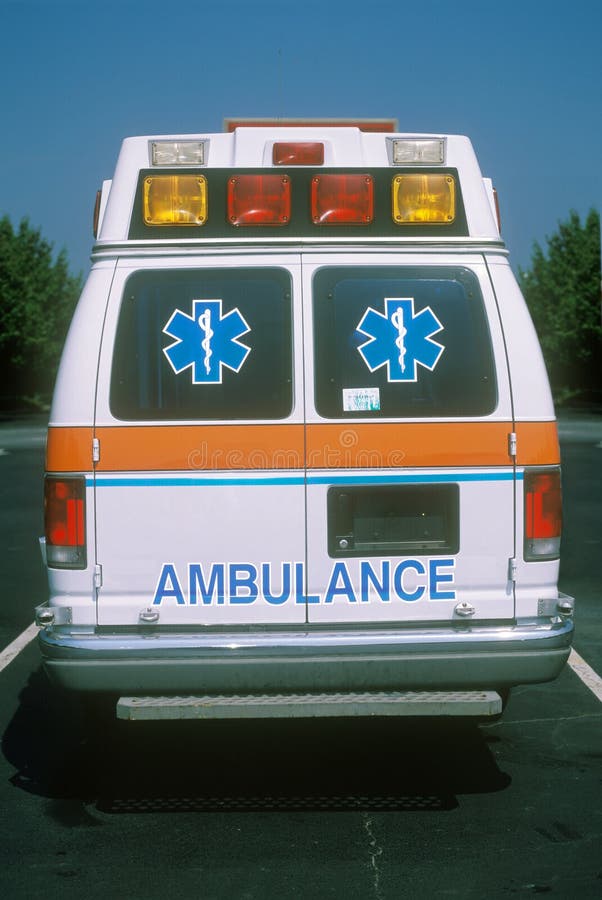 Ambulance car back stock photo. Image of isolated, fast - 36296096
