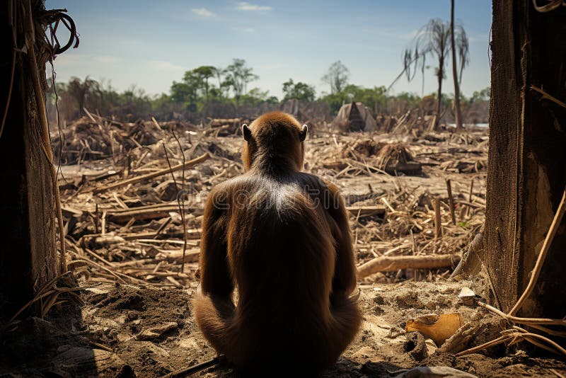 Monkey Rear View Stock Illustrations – 8 Monkey Rear View Stock ...