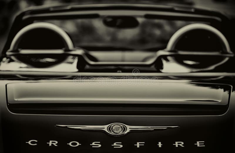 Crossfire editorial stock photo. Image of rearend, convertible - 109332153