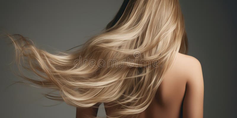 Back View Hair Blowing Wind Stock Illustrations 146 Back View Hair