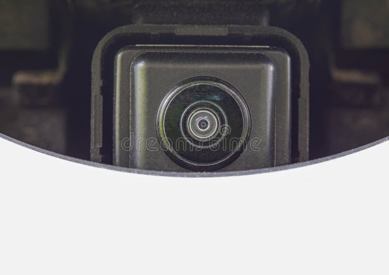 Rear View Camera in Car Icon. Modern Development, Macro Stock Image ...