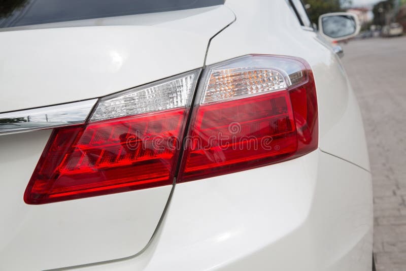 Rear view of a car stock image. Image of modern, drive - 62048815