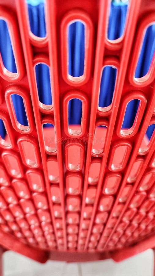 Rear View of a Chair Made of Plastic Material Stock Image - Image of ...