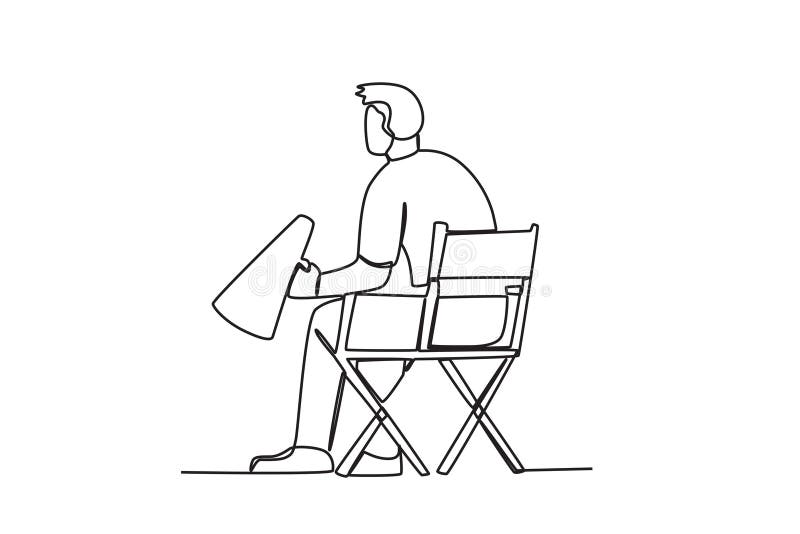 Cinema Light One Line Drawing Stock Illustrations – 41 Cinema Light One ...
