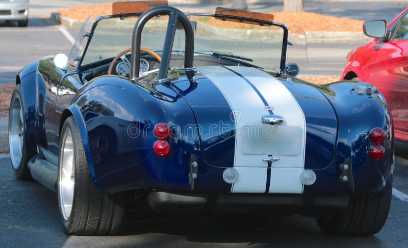 Rear View of 1969 Ford Shelby Cobra Editorial Photo - Image of ...