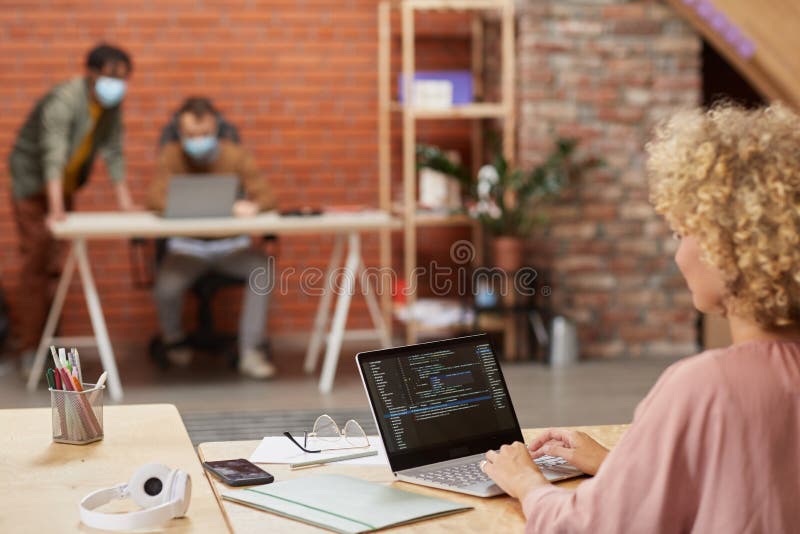 Graphic Designer Working on Laptop Stock Photo - Image of architect ...