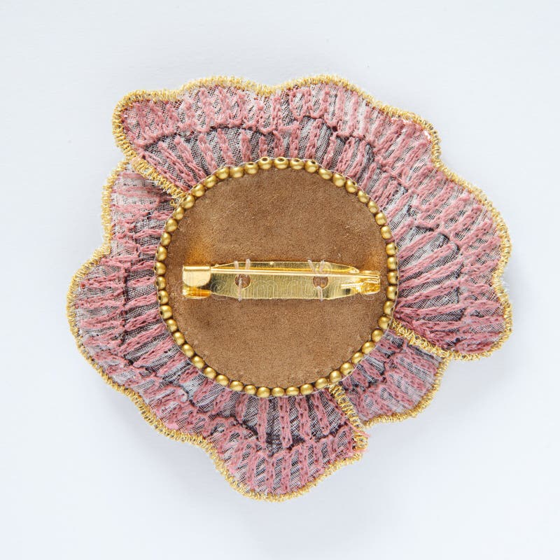 Handmade brooch. stock photo. Image of concrete, space - 142902212
