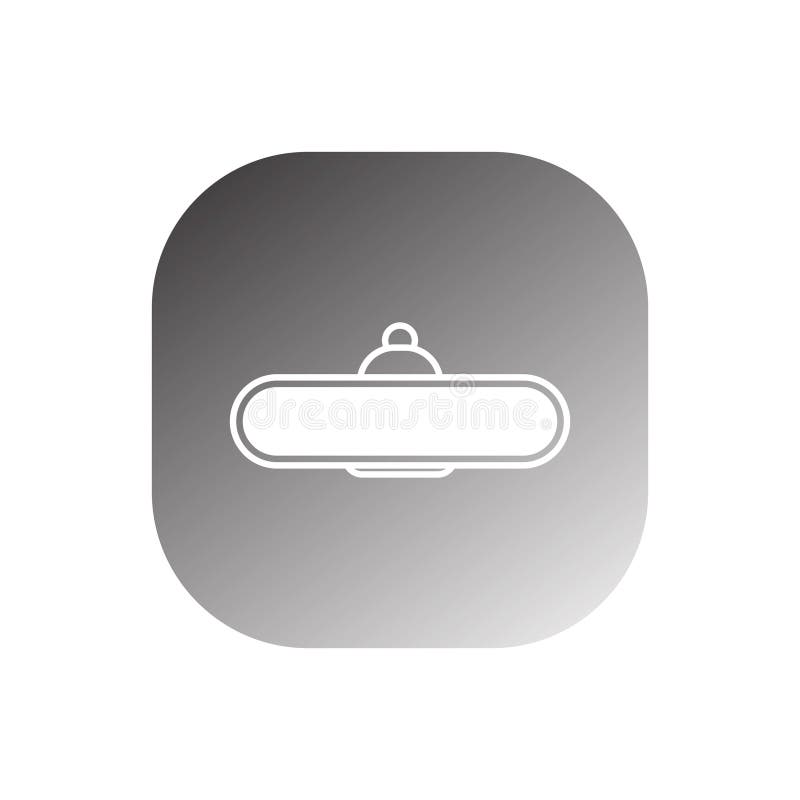 Rear view icon vector stock vector. Illustration of automobile - 308318921