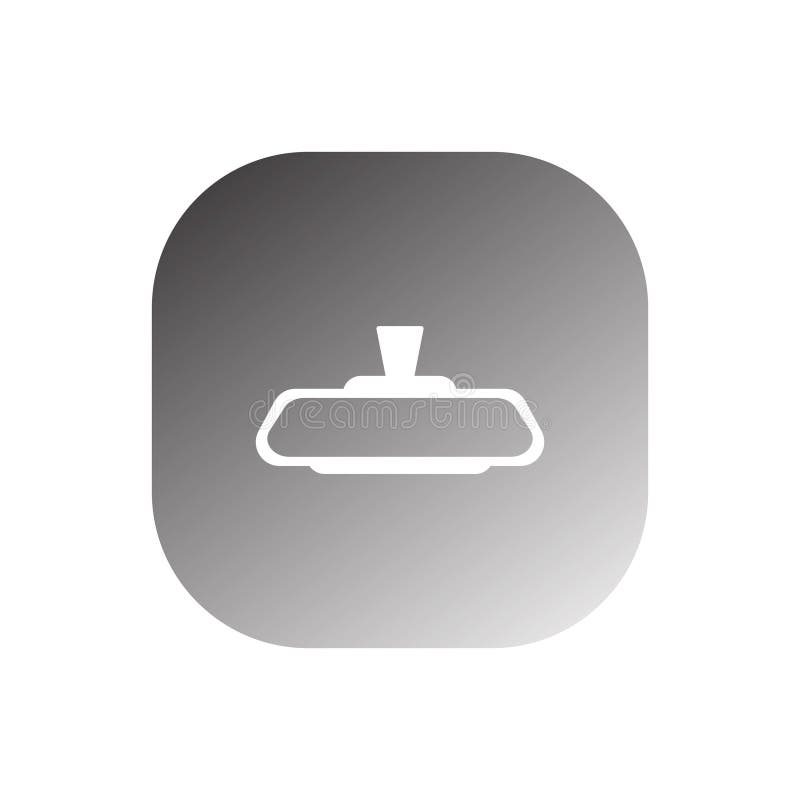 Rear view icon vector stock vector. Illustration of auto - 308319094