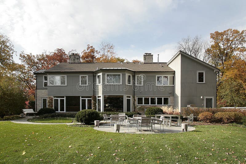 Rear View Of Luxury Home Picture. Image: 8909903