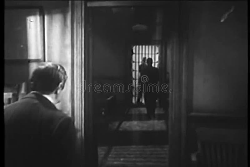 Prison Cell in a Female Prison. Sliding Stock Footage - Video of guilty ...