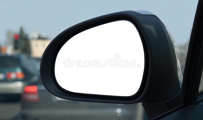 Rear view mirror stock image. Image of automobile, street - 13699603