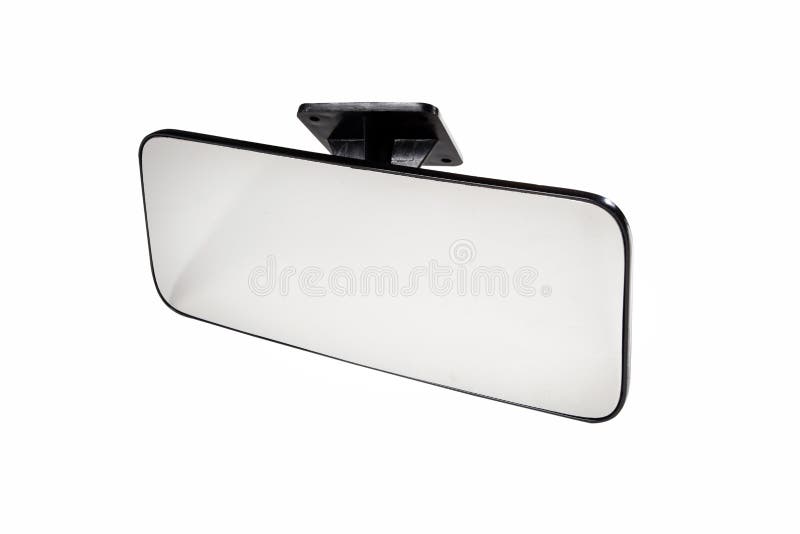 Rear view mirror bus and stock image. Image of reflection - 209625443