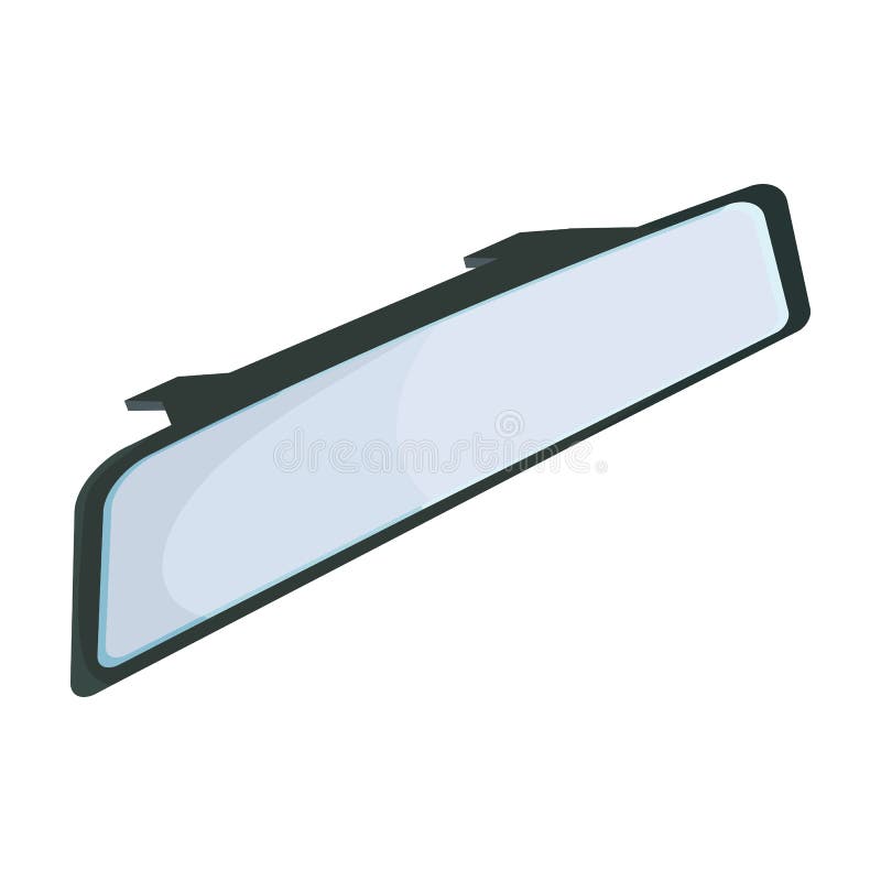 Rear View Mirrors Vector Icon.Cartoon Vector Icon Isolated on White ...
