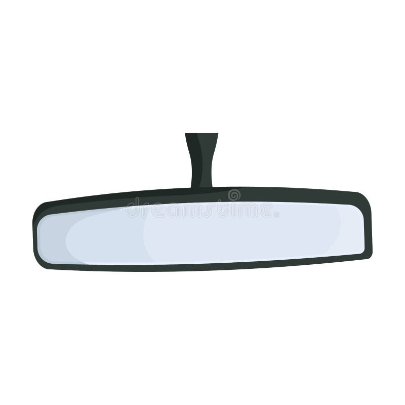 Rear View Mirrors Vector Icon.Cartoon Vector Icon Isolated on White ...