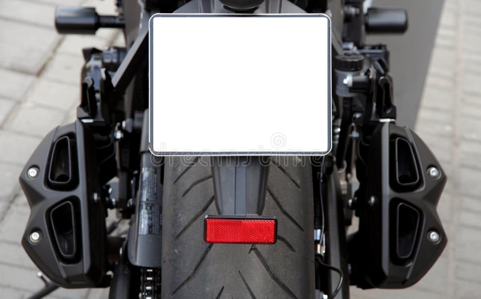 Rear view of motorcycle stock photo. Image of metal, motocross - 25463402