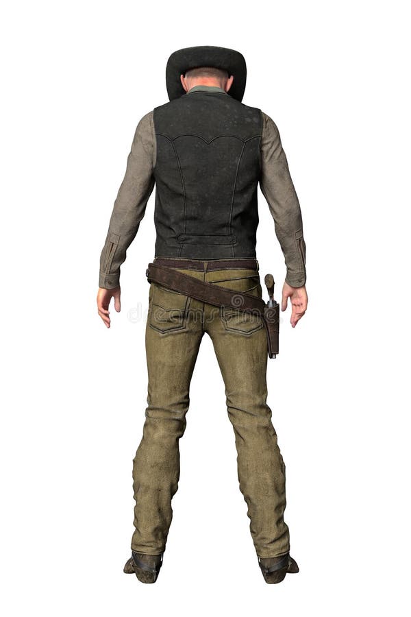 Cowboy Looking Down Picture. Image: 3063056