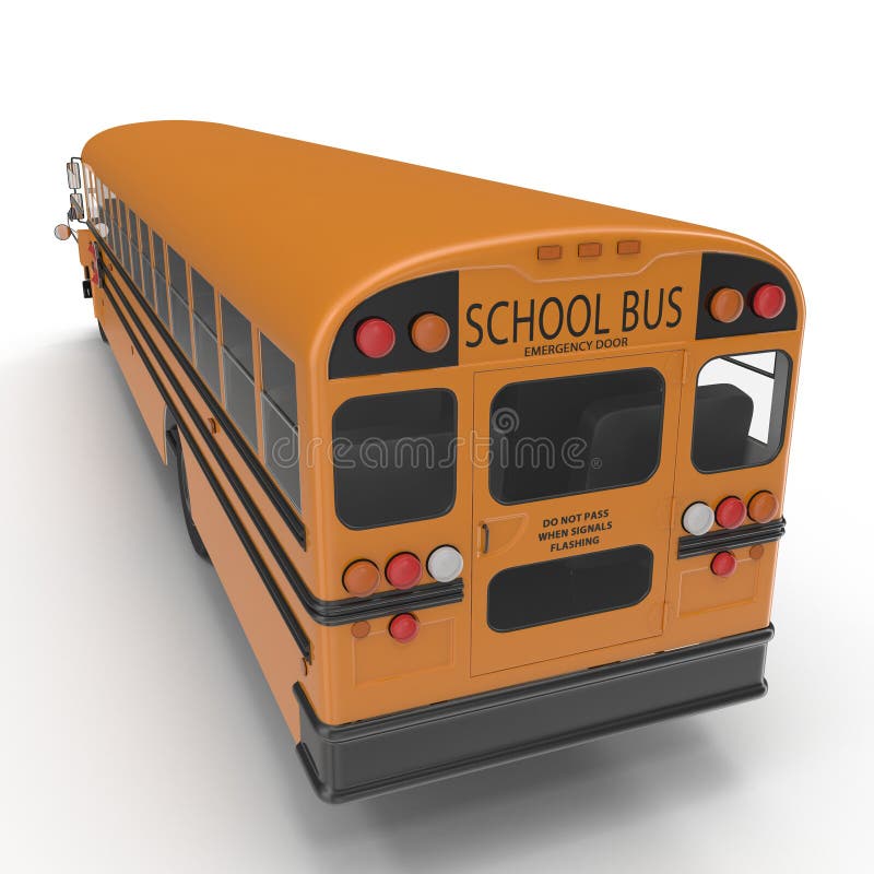 Rear School Bus Stock Illustrations – 197 Rear School Bus Stock ...
