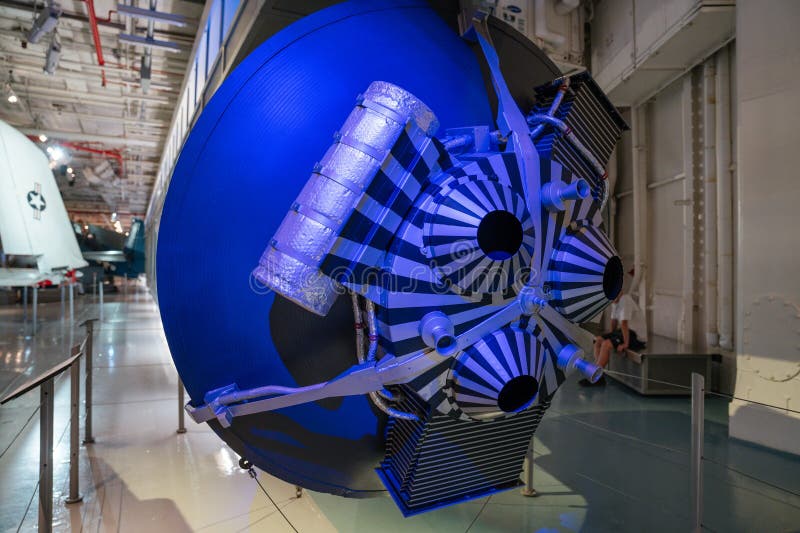 Rear View of Space Capsule stock photo. Image of innovation - 387507810