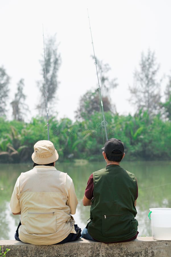 In wait stock image. Image of fisherman, equipment, ardour - 30174289